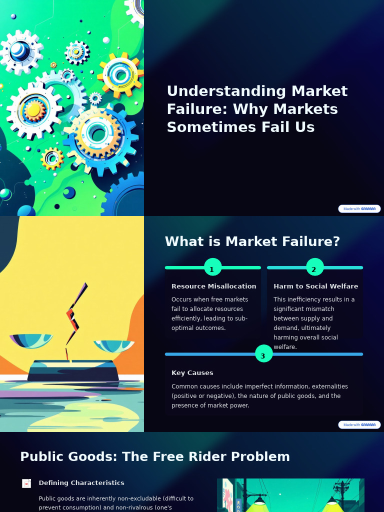 Understanding Market Failure Causes | PDF | Externality | Market Failure