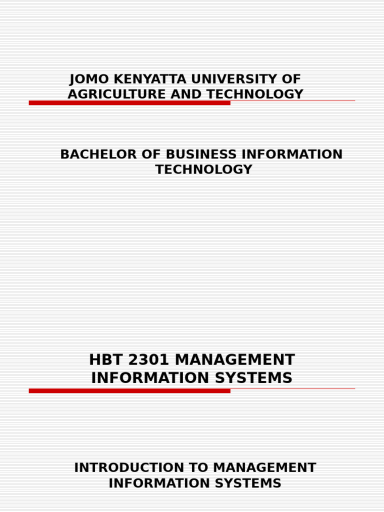 Management Information Systems | PDF | System | Information System