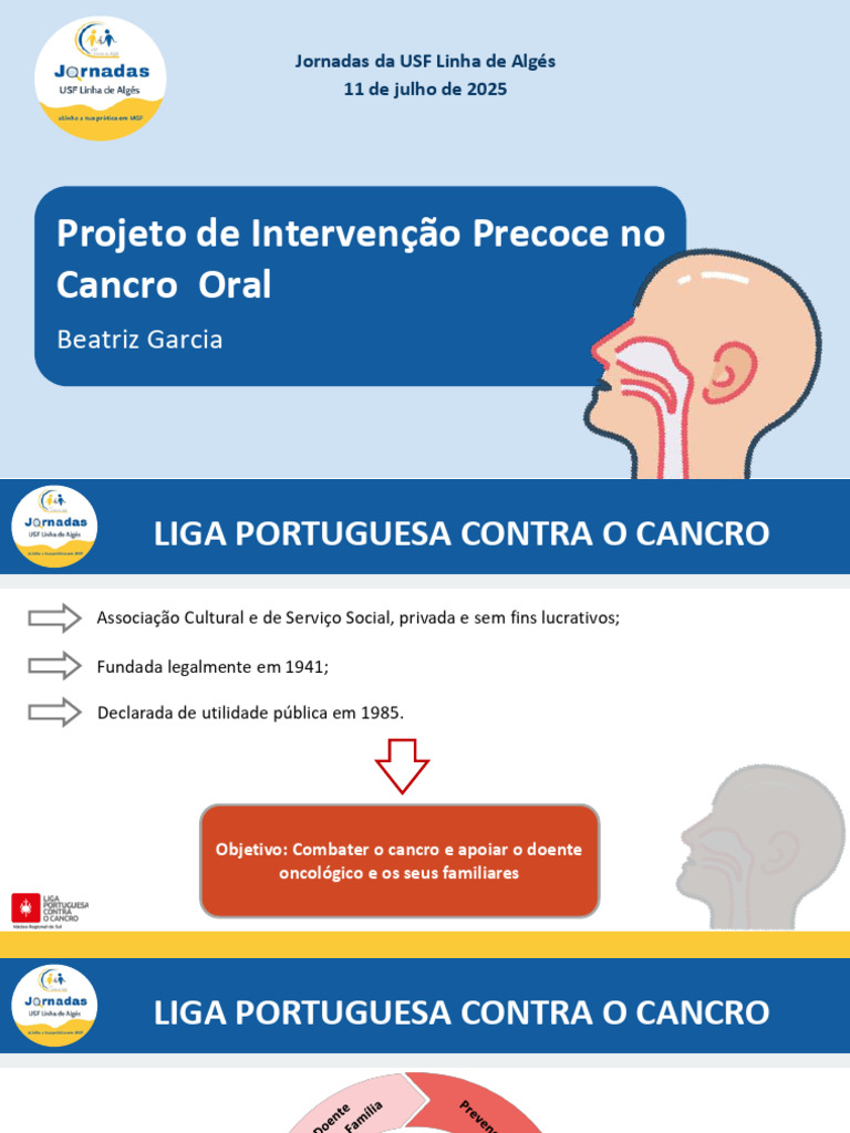 Rastreio Cancro Oral | PDF | Boca | Câncer
