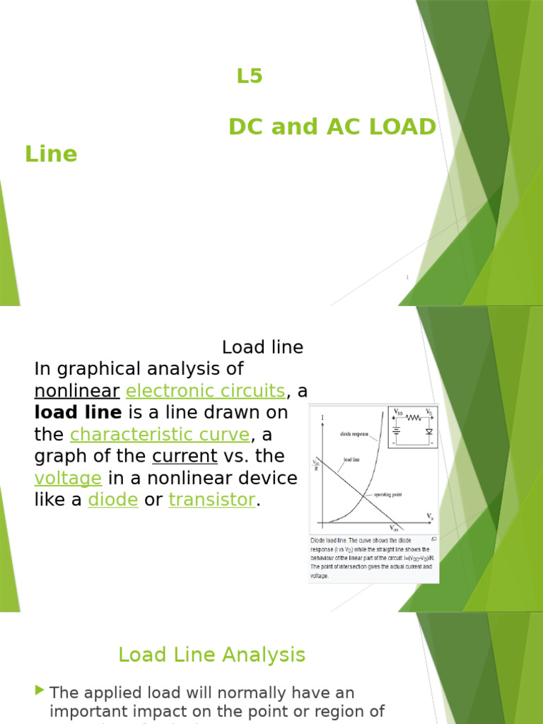 Ac and DC Load Line L4 EE 8102 | PDF | Electrical Circuits | Computer ...
