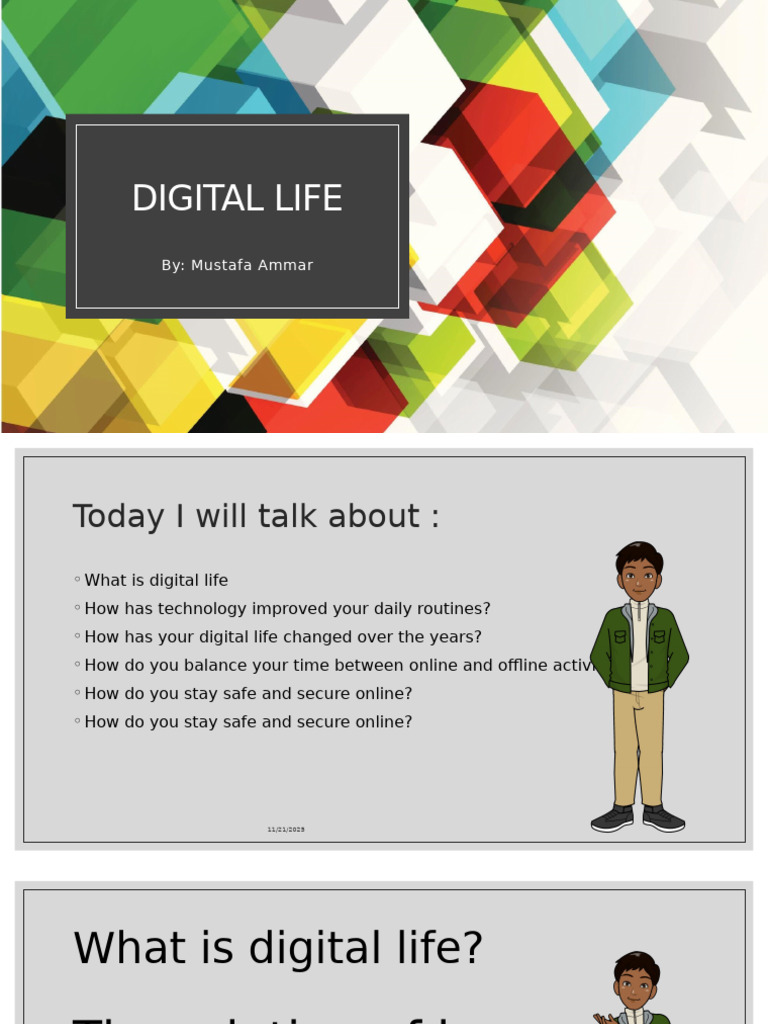 Navigating Digital Life: Safety & Balance | PDF