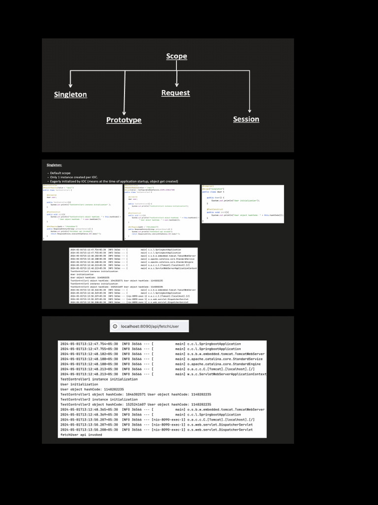#7 Bean Scopes | PDF
