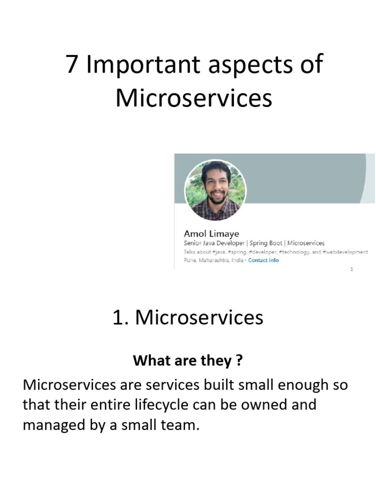 Key Microservices Concepts Explained | PDF | Computer Architecture ...