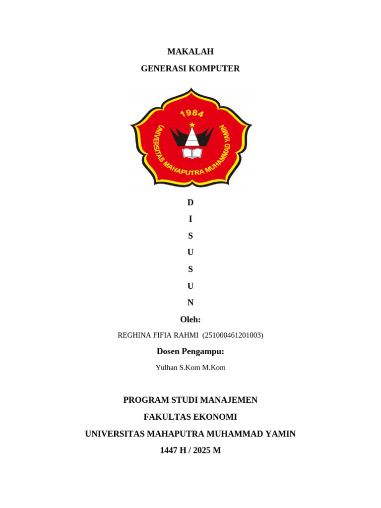 Sejarah dan Evolusi Generasi Komputer | PDF
