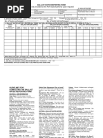 IMO Ballast Water Reporting Form | PDF