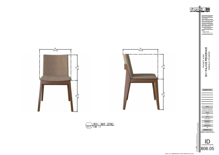 2247 2024-09-05 Dining Chair Detail | PDF