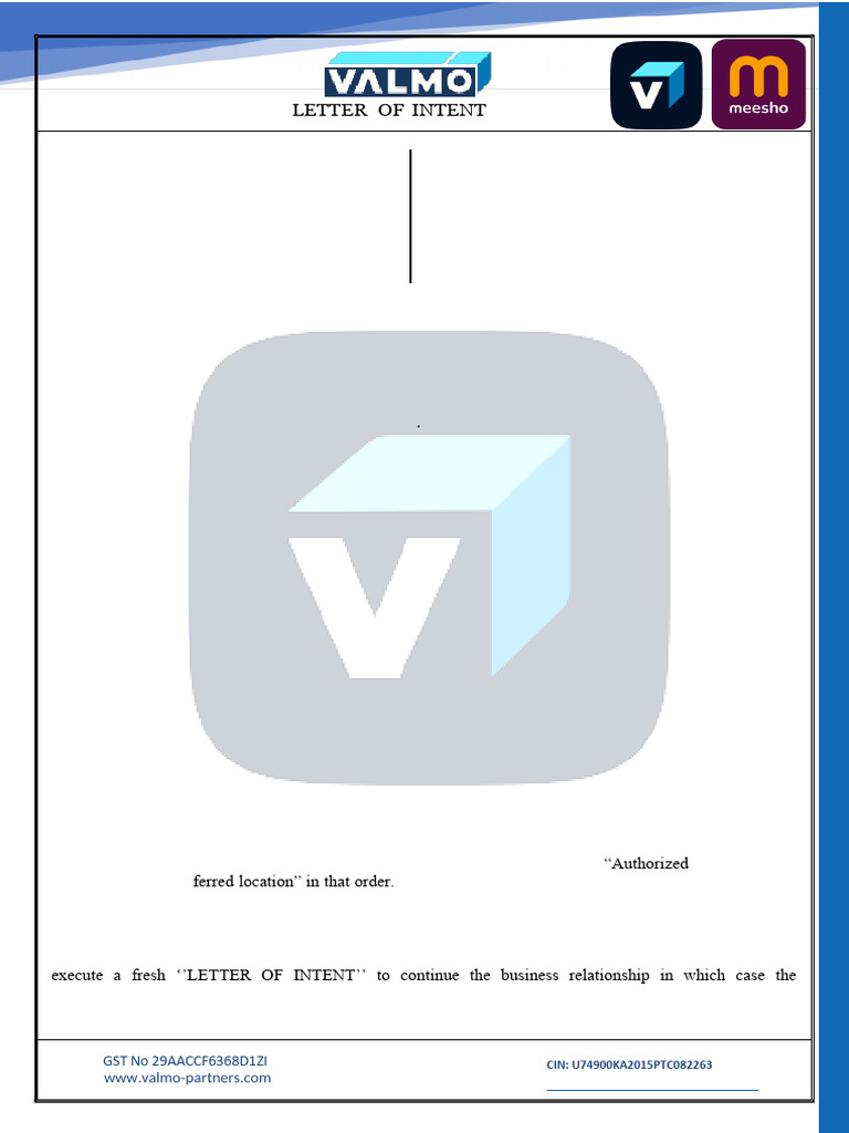 Valmo Franchise Approval-Letter MR - Pradyumna Nanda | PDF ...