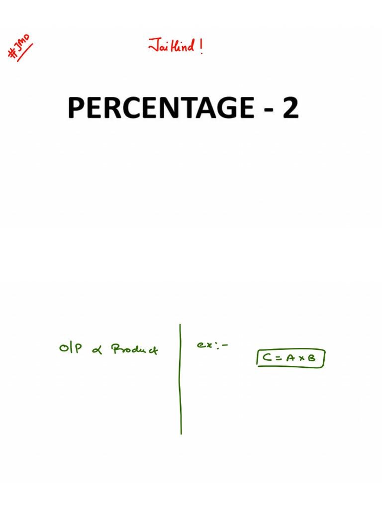 Percentage Sheet | PDF