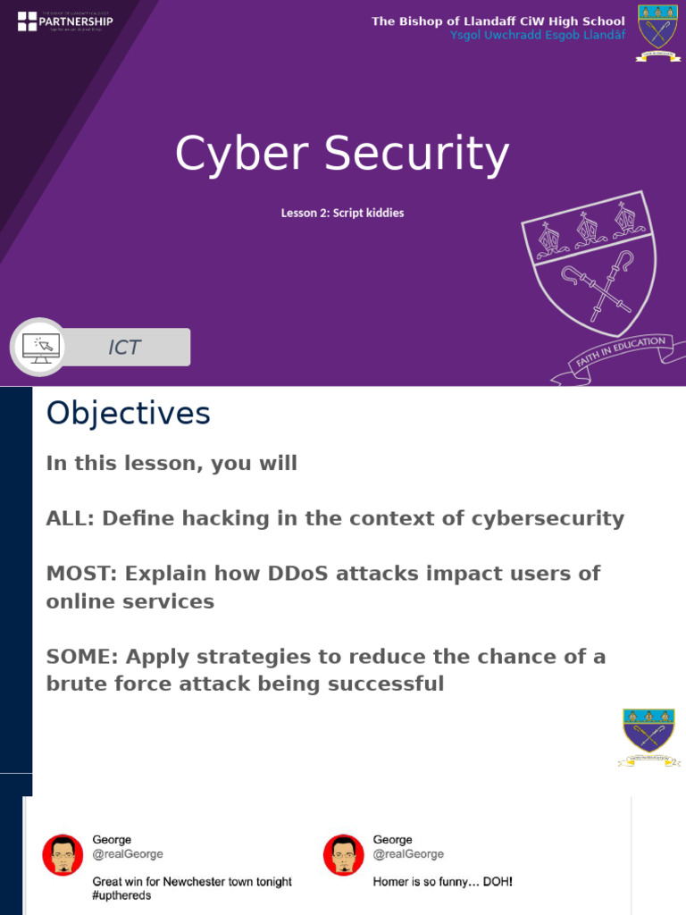 Lesson 2 - Script Kiddies | PDF | Denial Of Service Attack | Security ...