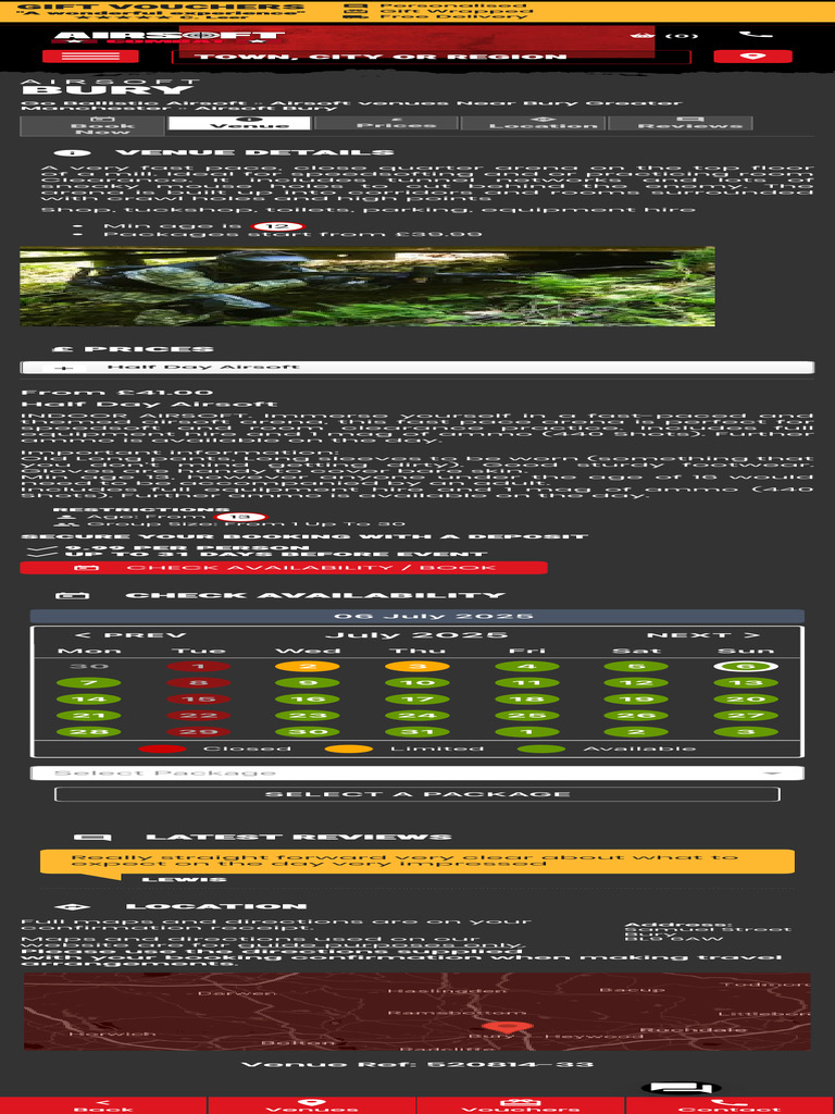 Airsoft Venues at Bury Go Ballistic Airsoft | PDF | Projectile Weapons ...