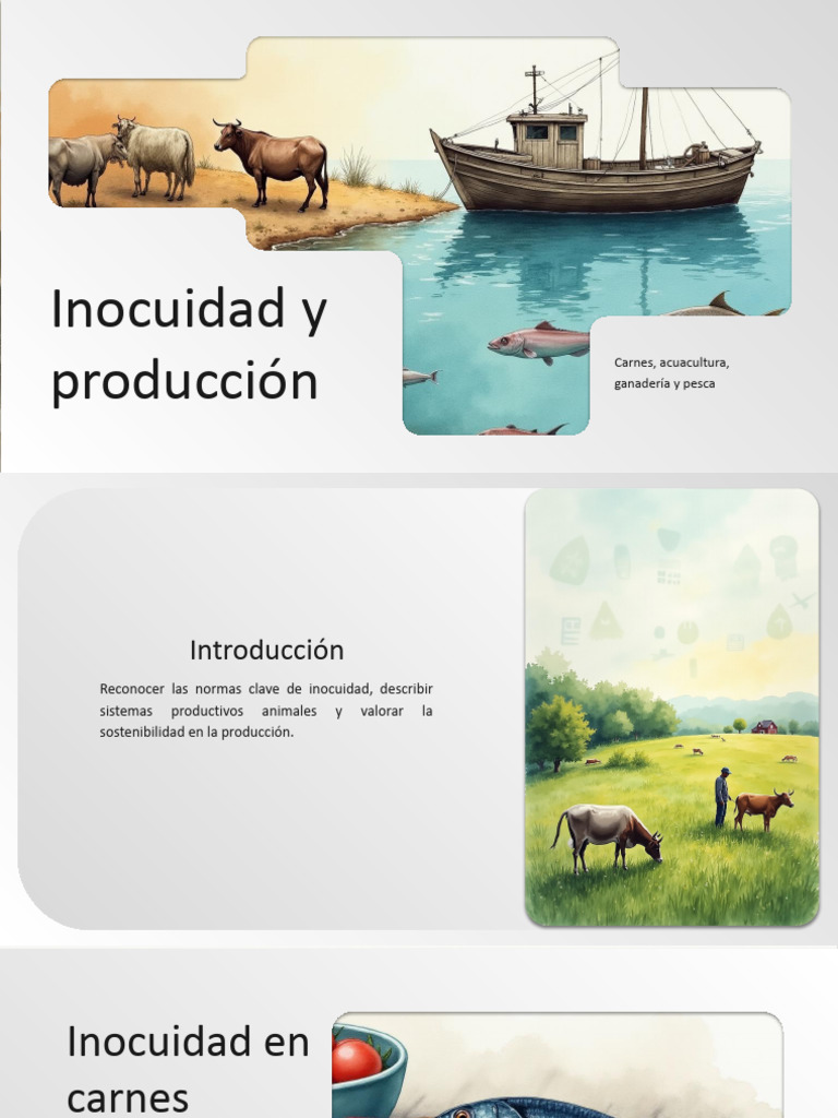 Inocuidad y Producción. | PDF | Carne | Acuicultura