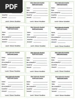 Duty Exchange Form | PDF