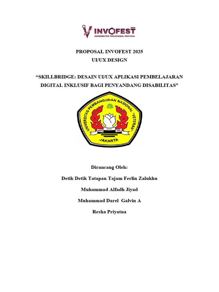 UIUX DESIGN INVOFEST 2025 - Detik Detik Tatapan Tajam Ferlin Zalukhu ...