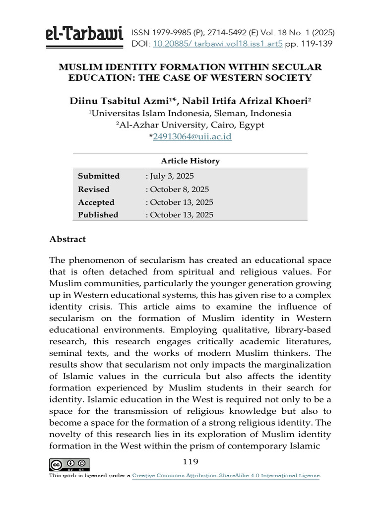 Muslim Identity in Secular Education | PDF | Identity (Social Science ...