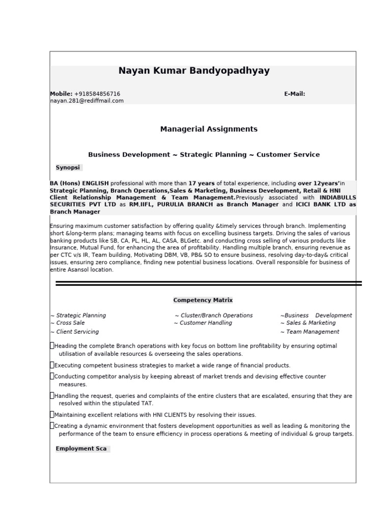 NAYAN's Resume | PDF | Business | Economies