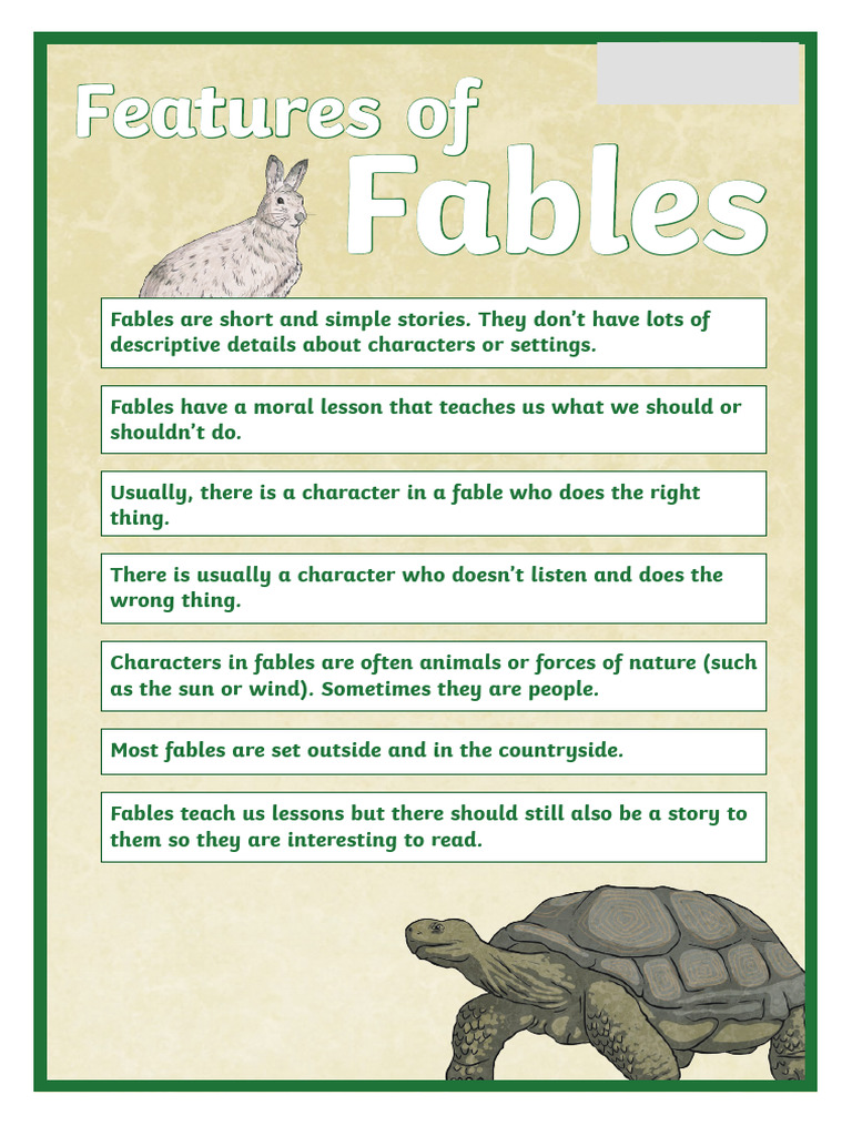 Fable Writing | PDF | Fable | Traditional Stories