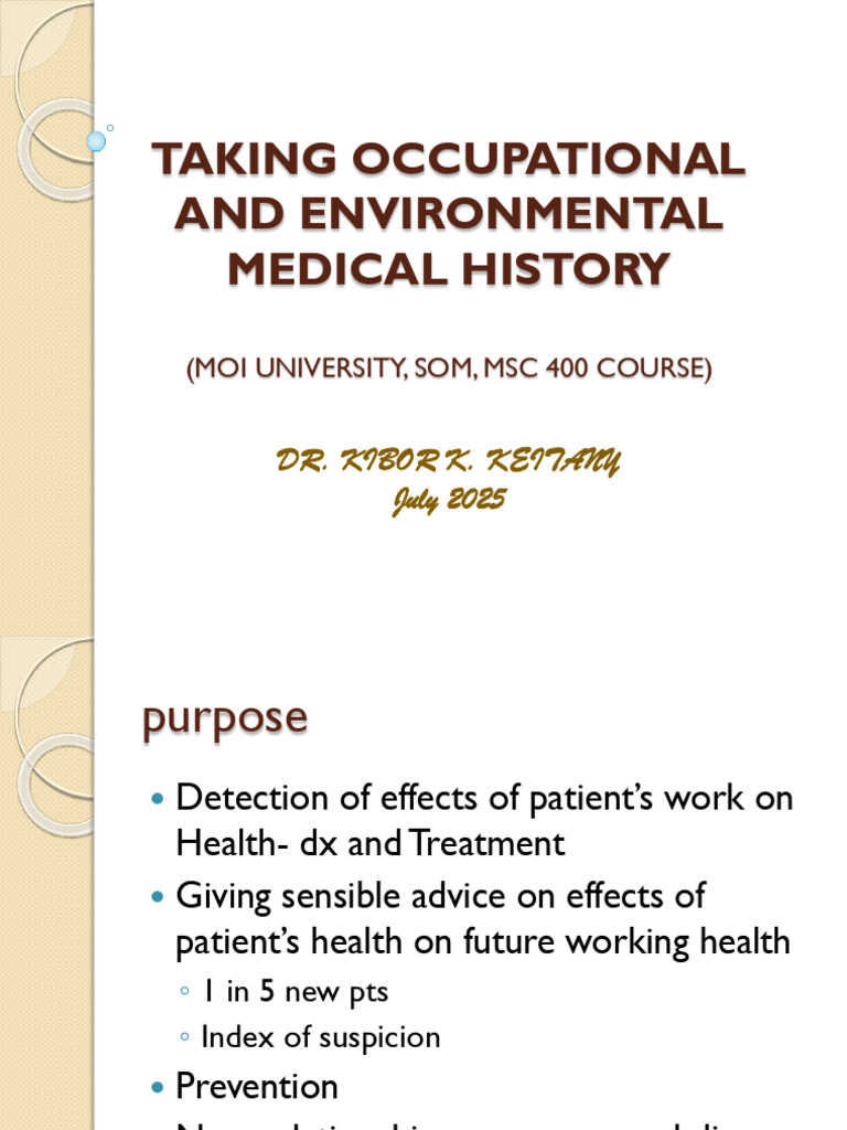 Occupational & Environmental Health Guide | PDF | Hazards | Medicine