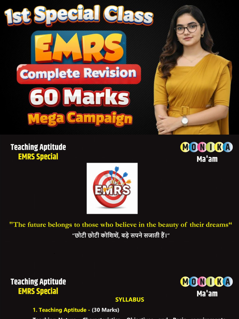 Teaching Aptitude Practice Class 1 | PDF