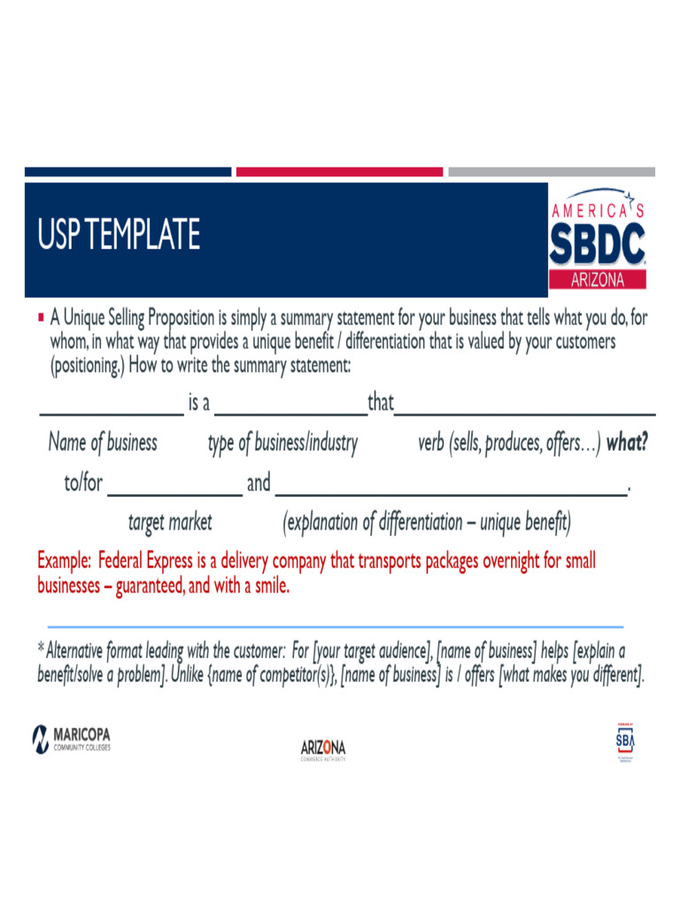 USP Template Slide | PDF