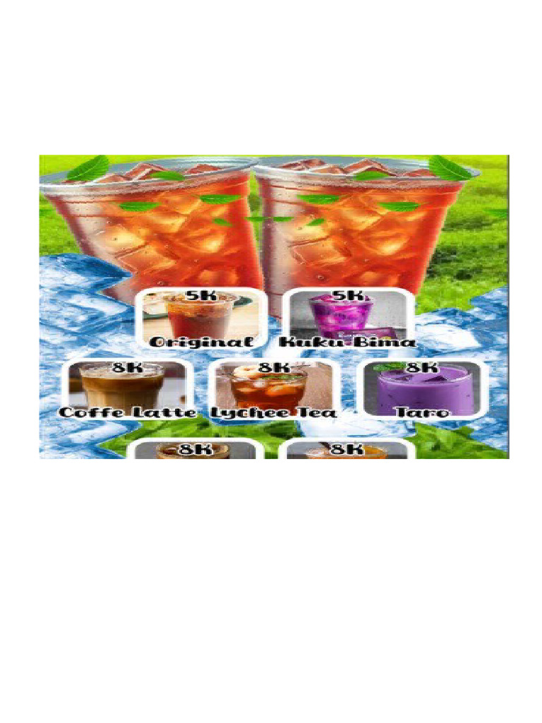 Daftar Minuman 01 | PDF