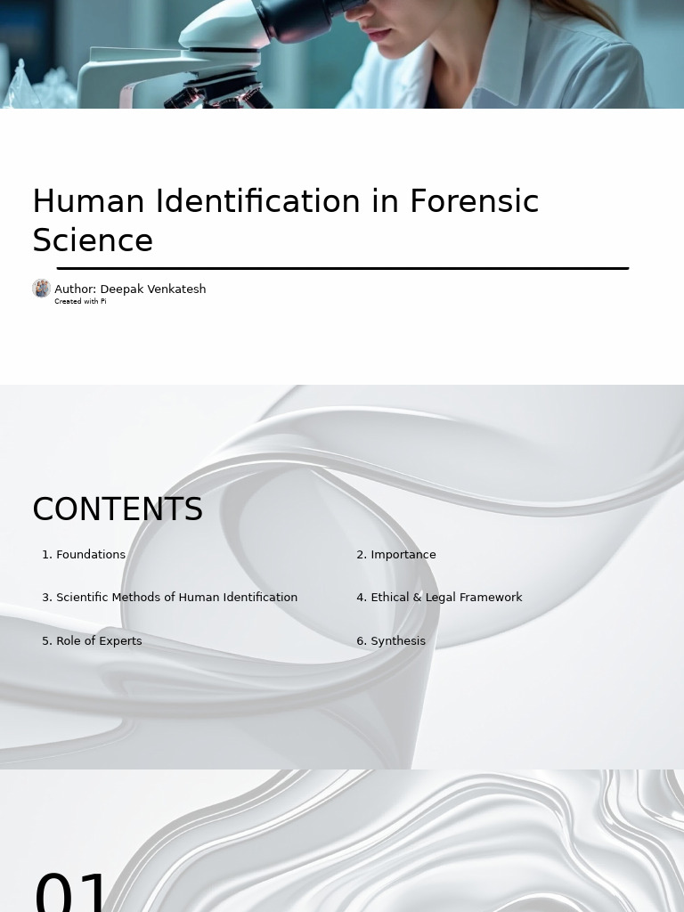 Human Identification in Foren... | PDF | Forensic Science | Dna Profiling
