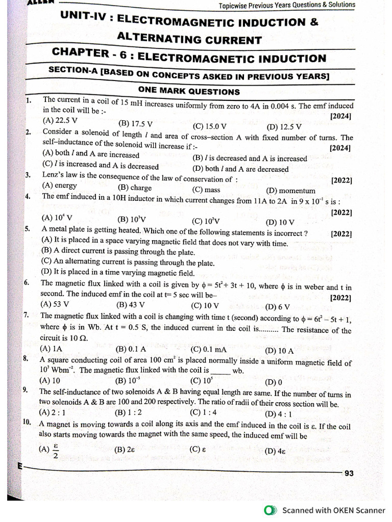 6, 11,12,13 and 14 Chapters MCQ and Case Based Questions | PDF