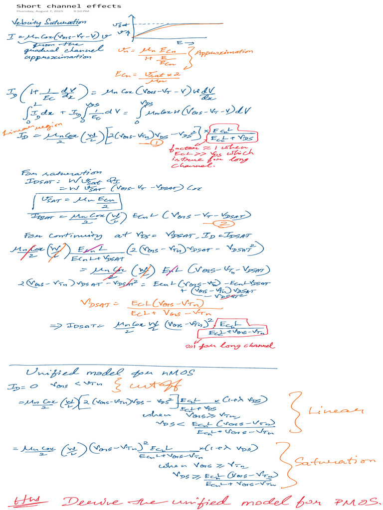 03 Short Channel Effects | PDF