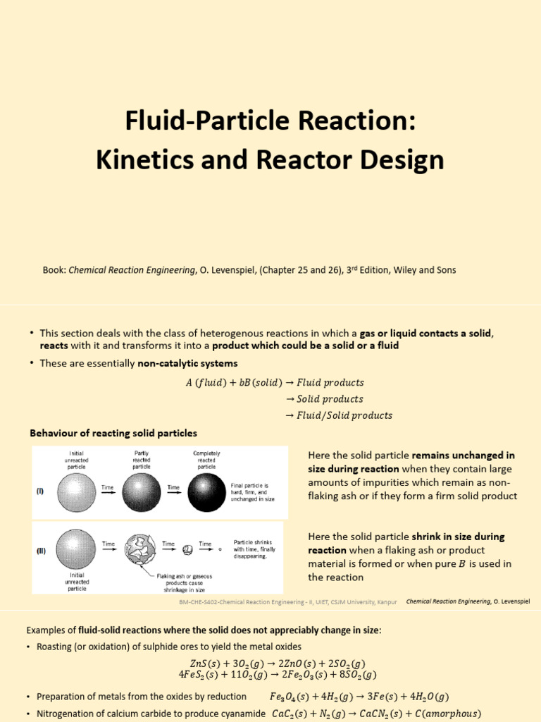 CHE-S402-Chapter10-Fluid-particle-reaction-kinetics-Part1 | PDF ...