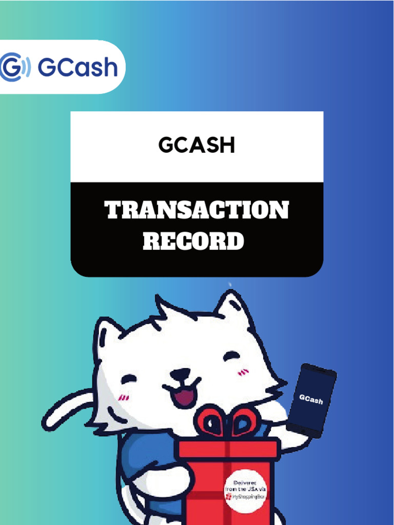 Copy of GCash Transaction Record | PDF