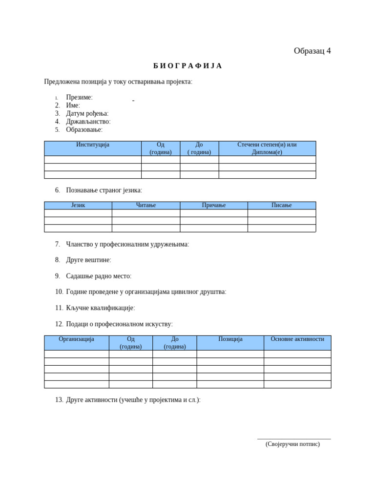 Obrazac 4 3 | PDF