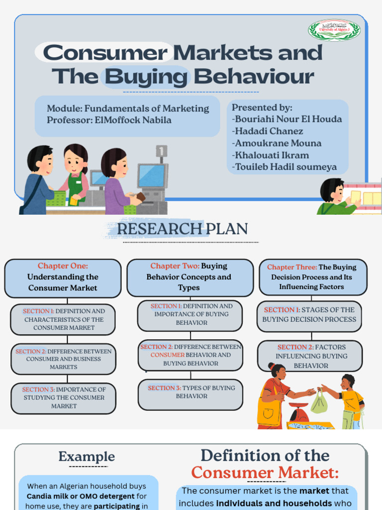 Presentation - Consumer Markets and Buying | PDF | Behavior | Market ...