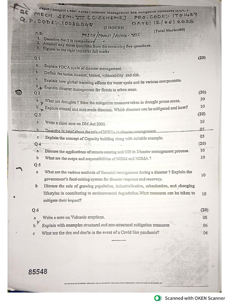 DM Question Papers | PDF