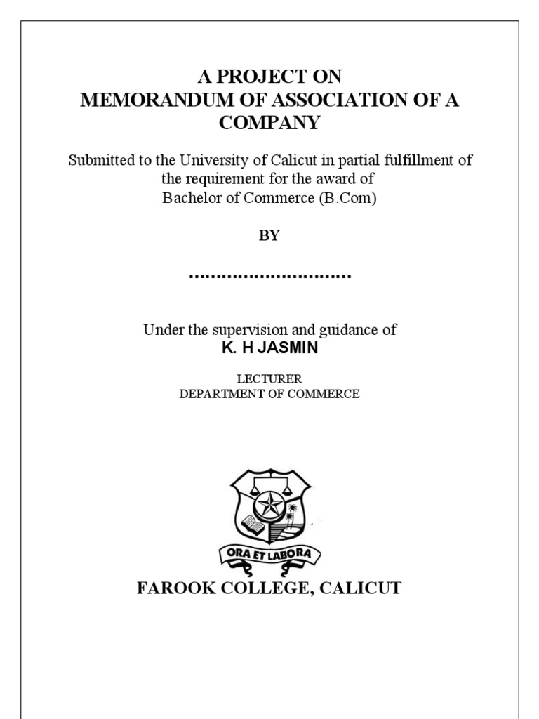 Project Report On Business Law | Download Free PDF | Guarantee ...