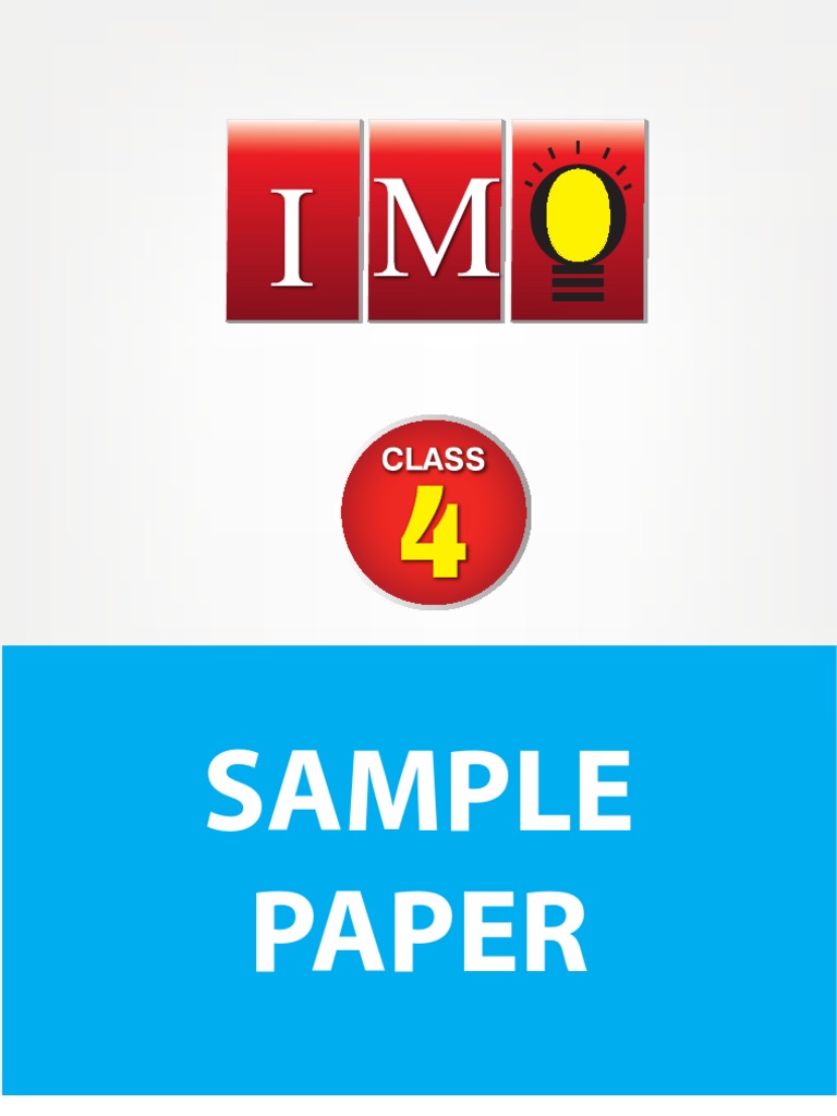 Class 4 Imo 4 Years Sample Paper | PDF | Teaching Mathematics | Science