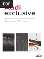 Audi Exclusive Paint Finishes Chart | PDF