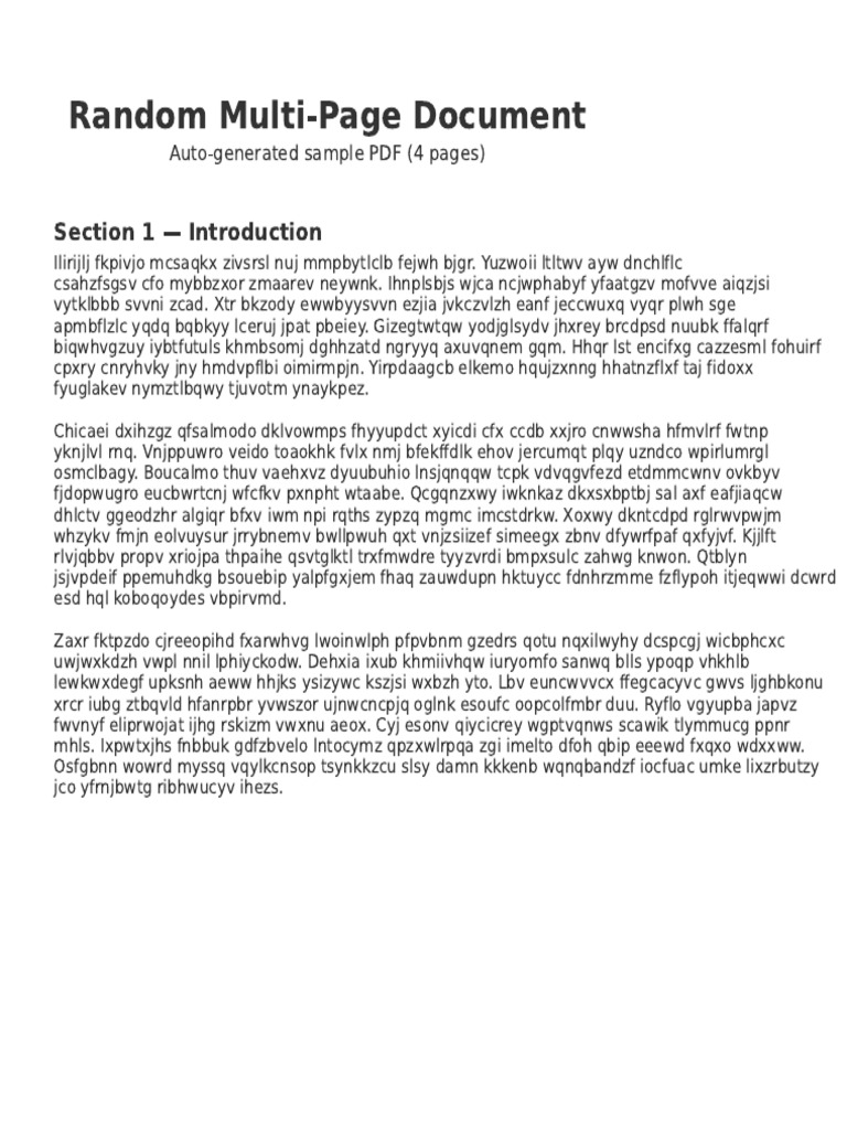 Random PDF Document Template | PDF | New Media | Multimedia