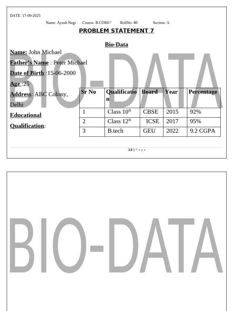 PS 7 | PDF