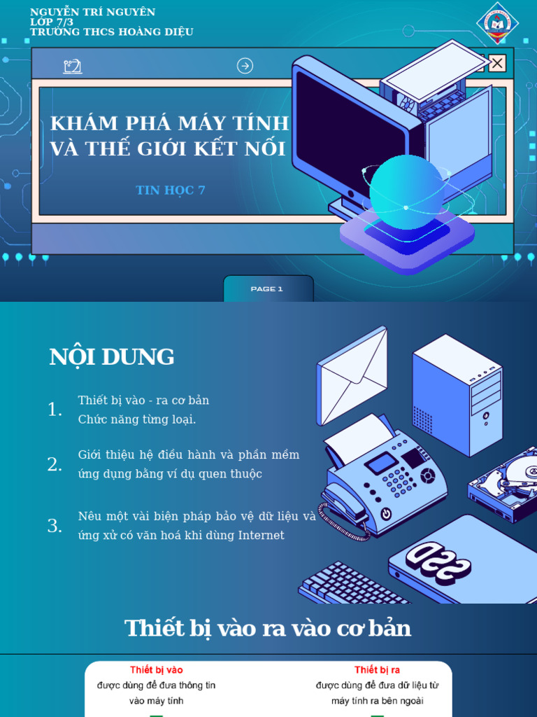 Green and Blue Futuristic Technology Computer Science Presentation | PDF