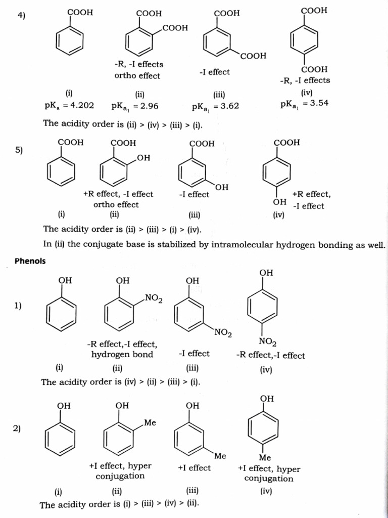 Org Acid & Base Assignment | PDF | Carboxylic Acid | Acid Dissociation ...