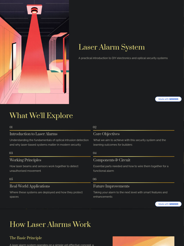 Laser Alarm System | PDF