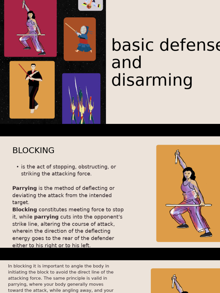 Basic Defense and Disarming | PDF