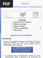 Defectos Puntuales en Estructuras Cristalinas | PDF | Dislocación ...