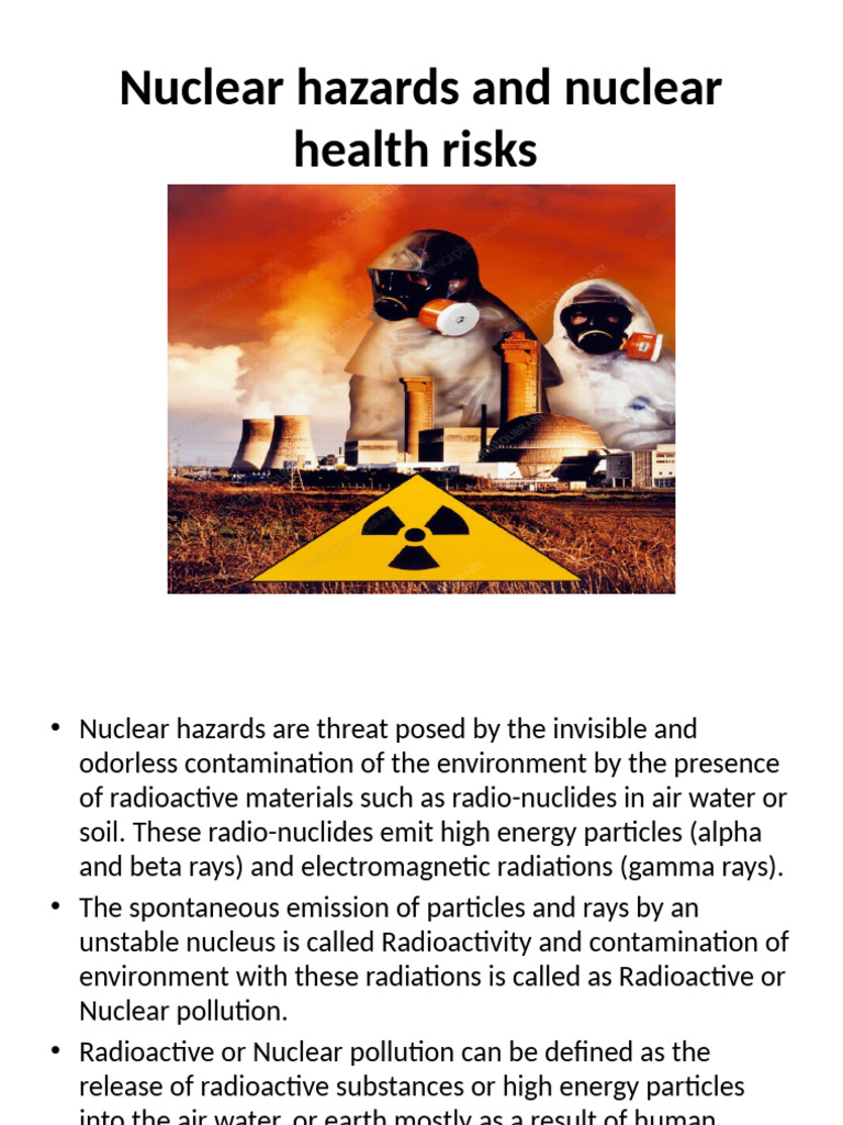 Nuclear Hazards and Health Risks Explained | PDF | Radioactive Waste ...