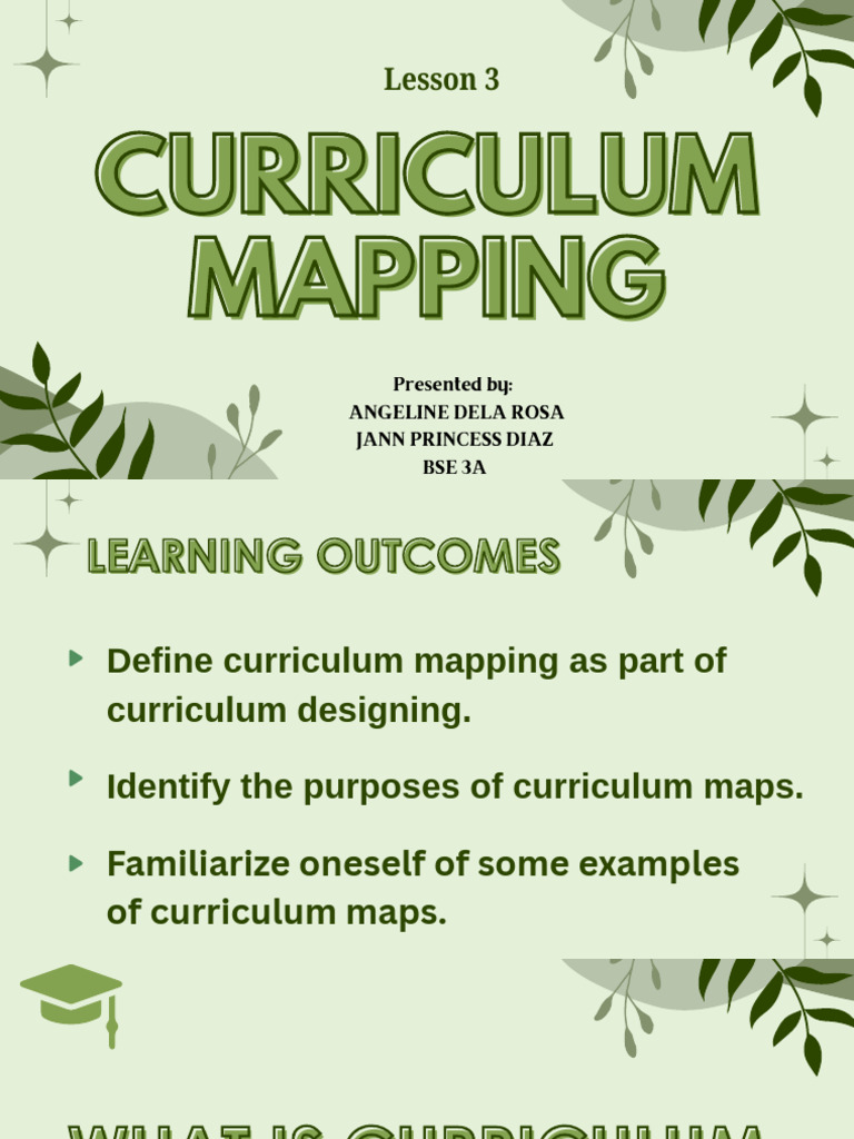 Understanding Curriculum Mapping Process | PDF | Curriculum | Teachers