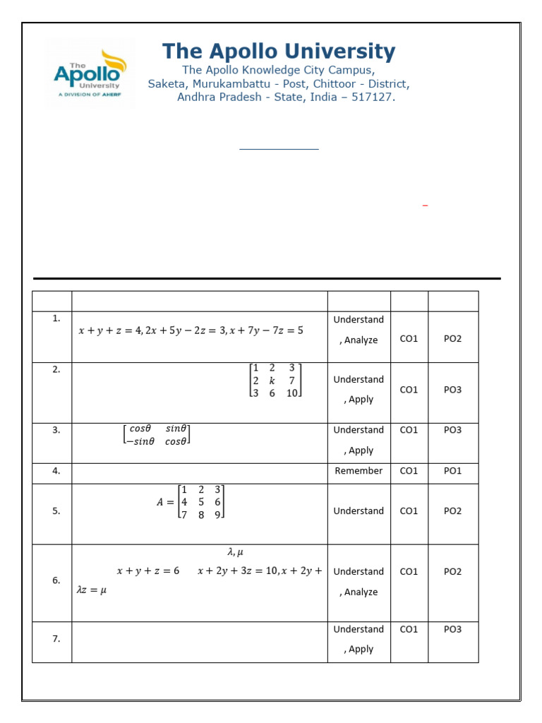 Em Assignment 1 | PDF | Matrix (Mathematics) | Eigenvalues And Eigenvectors