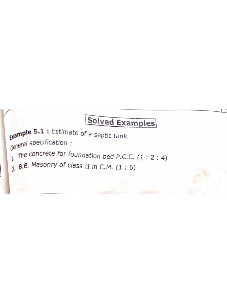 Estimate of Septic Tank With Soak Pit | PDF