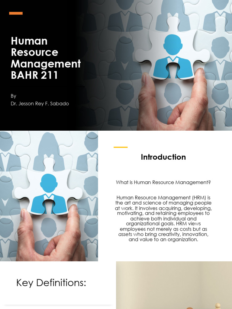 BAHR 211 First Exam Presentation | PDF | Human Resource Management | Employment