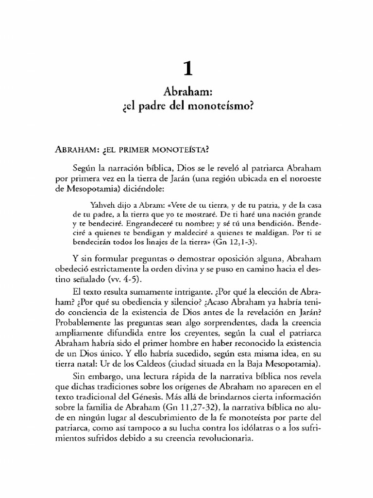 Abraham Primer Monoteista 01 | PDF