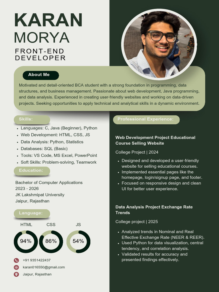 Karan Resume | PDF