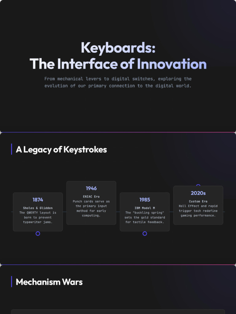 The Keyboard - Interface of Innovation | PDF